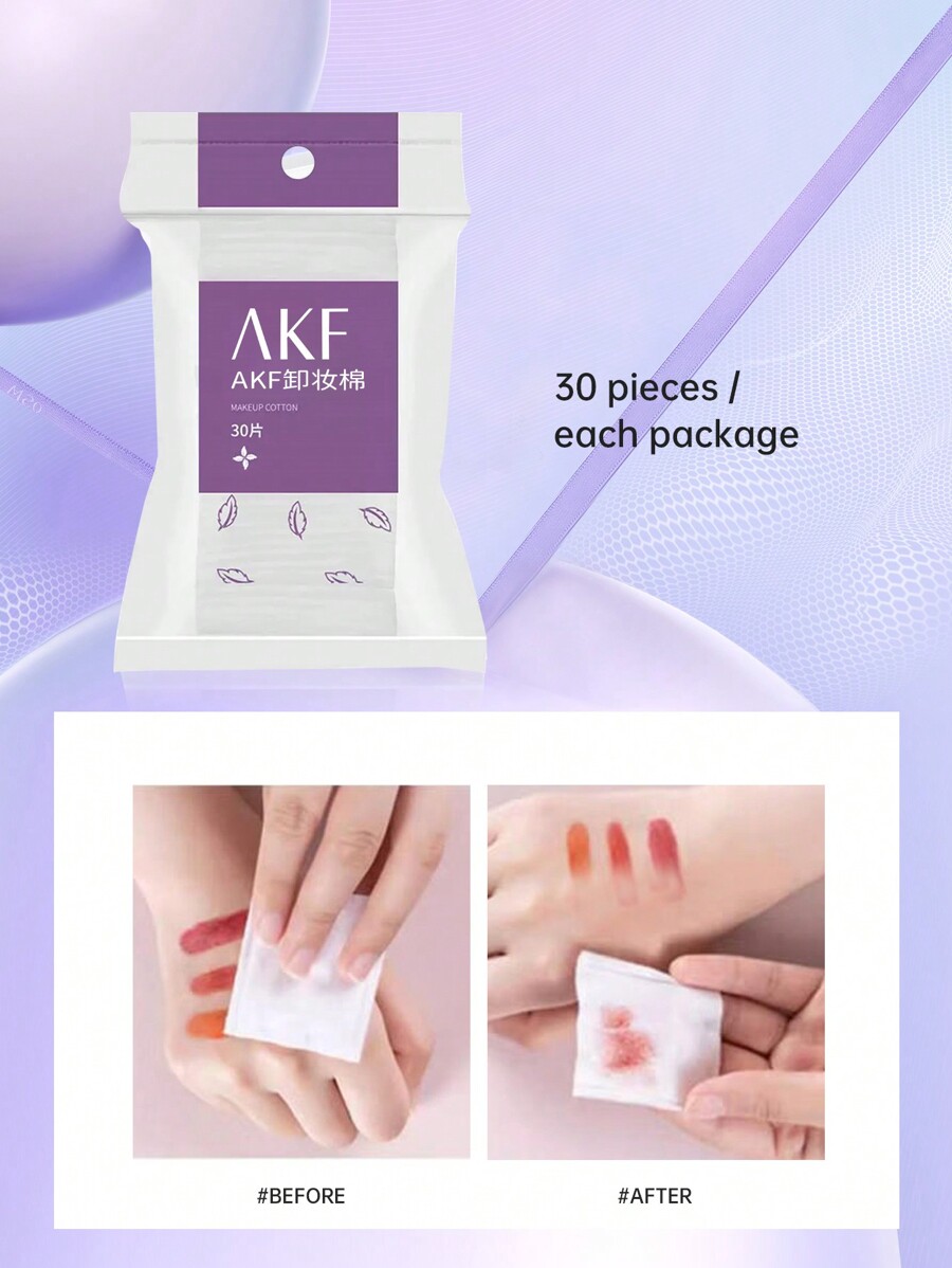 AKF AKF Make-up Remover Pad 30st*1pack | SHEIN Nederland