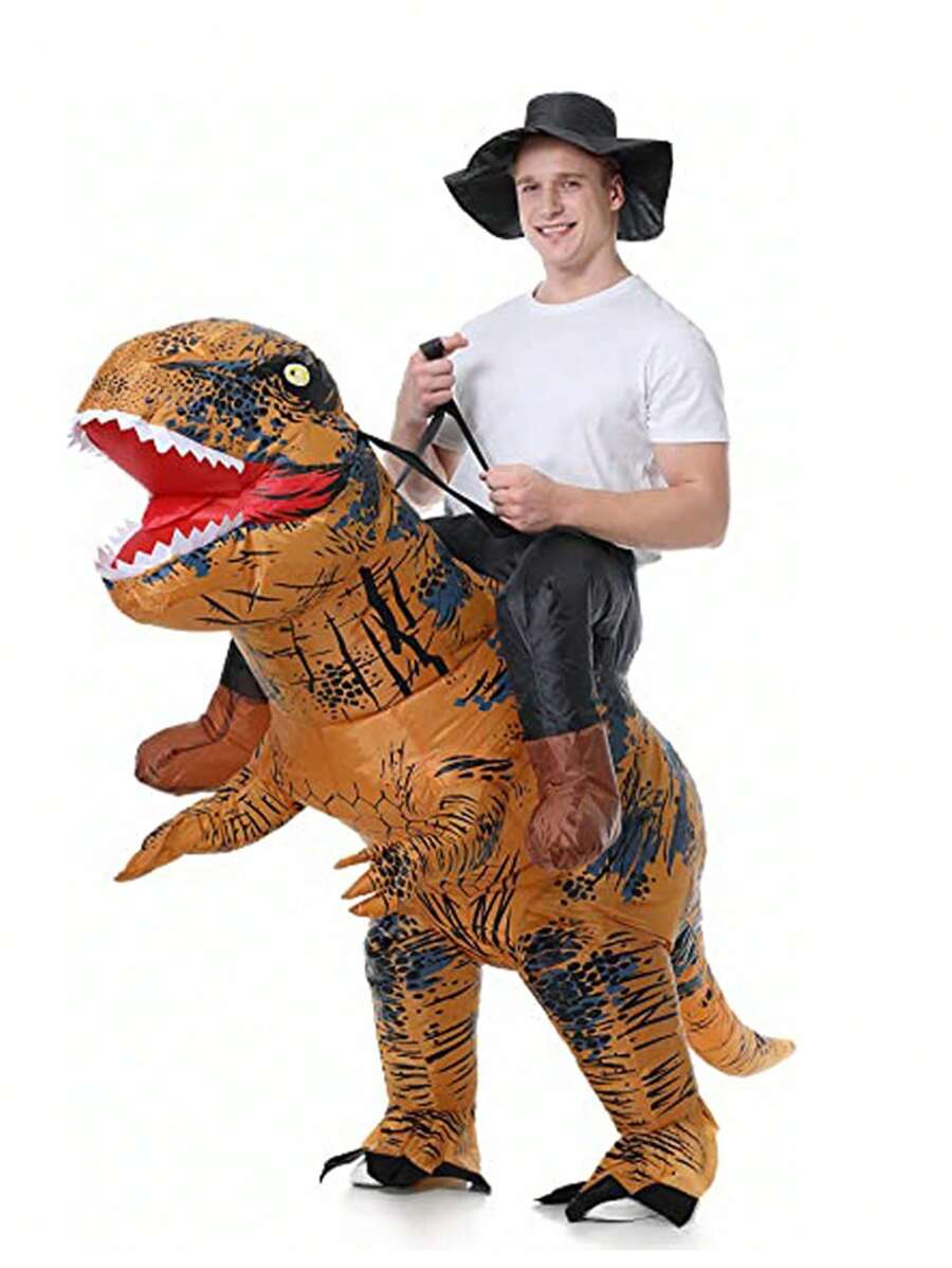 New Inflatable Tyrannosaurus Rex Costume Clothing For Ride-On, Dinosaur ...