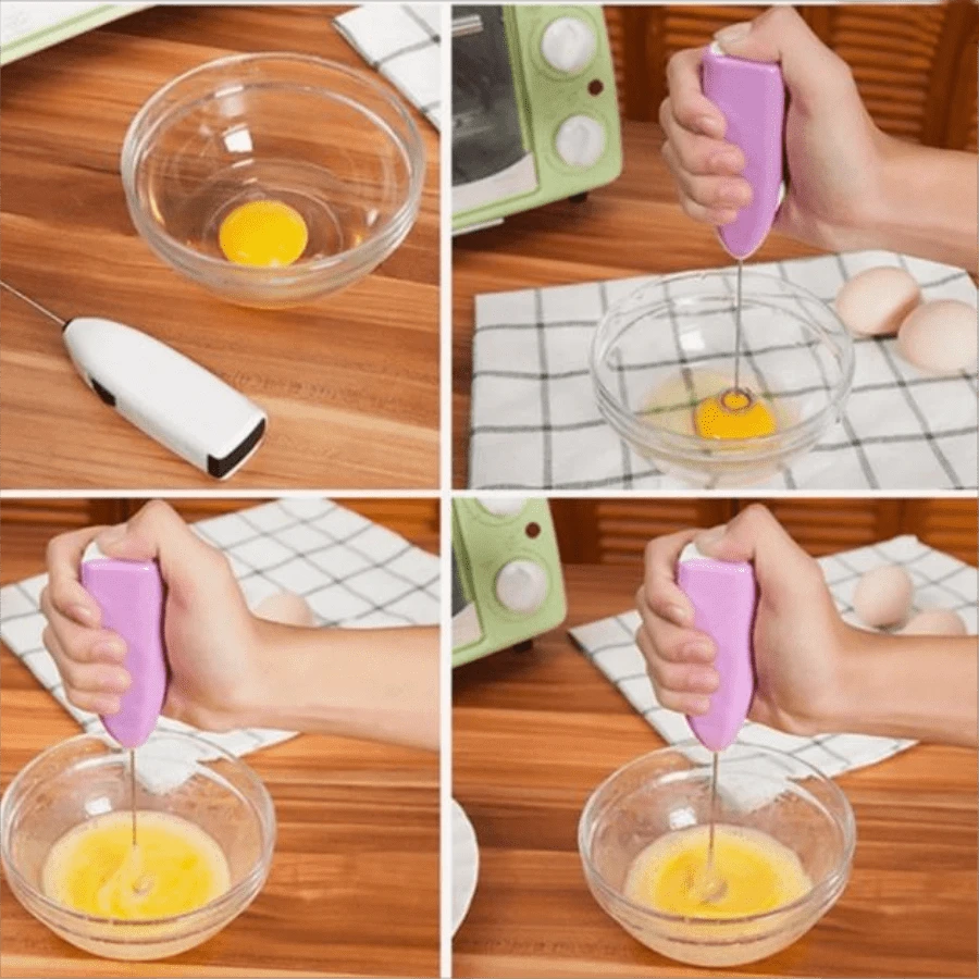 1pc Wireless Milk Foaming Machine Coffee Egg Beater Electric Mixer Egg ...