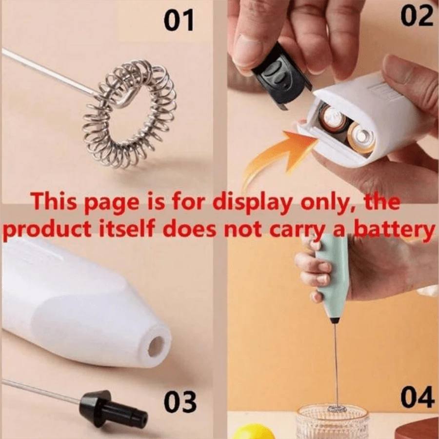 1pc Wireless Milk Foaming Machine Coffee Egg Beater Electric Mixer Egg ...