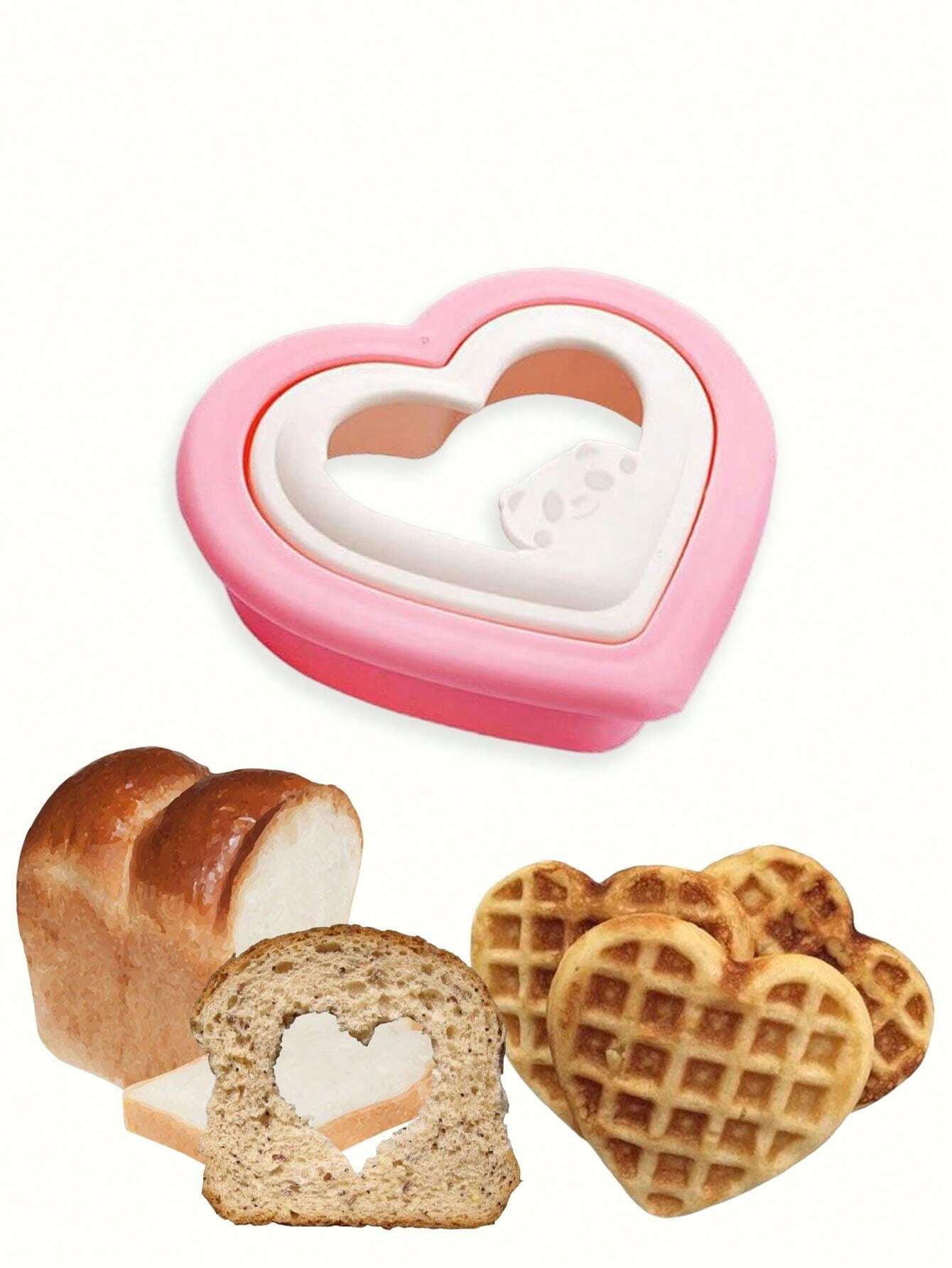 1 pièce Coupeuse et scelleuse de sandwich en forme de cœur, moule à ...