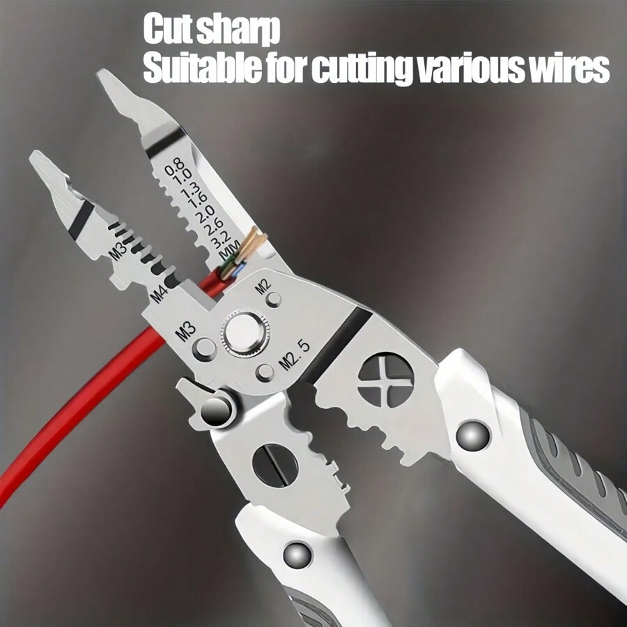 Professional Electrician Multi-Function Wire Stripper - High Manganese ...