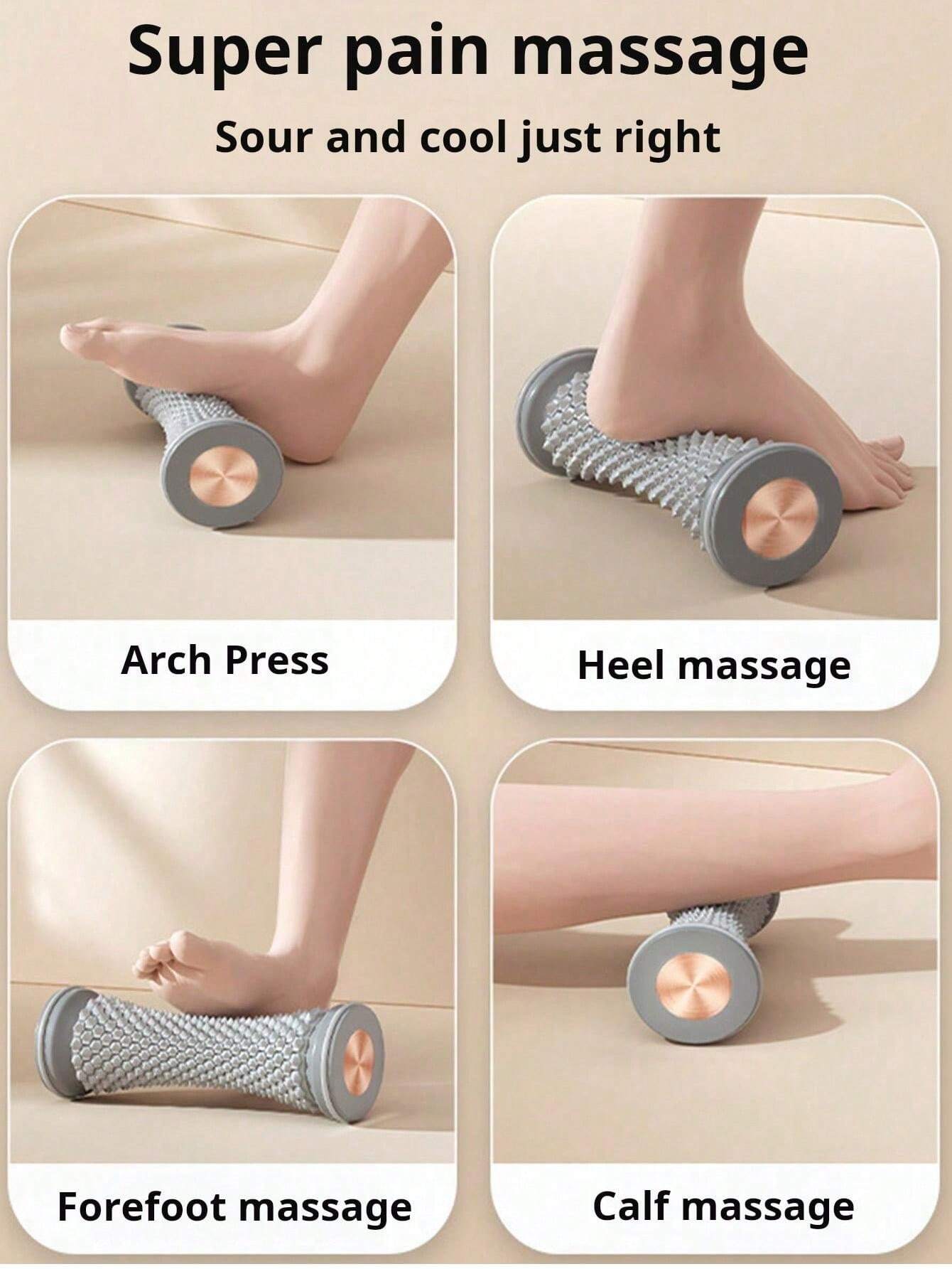 1PC Yoga Fascia Ball Plantar Massage Wheel, Plantar Tendon Unblocking ...