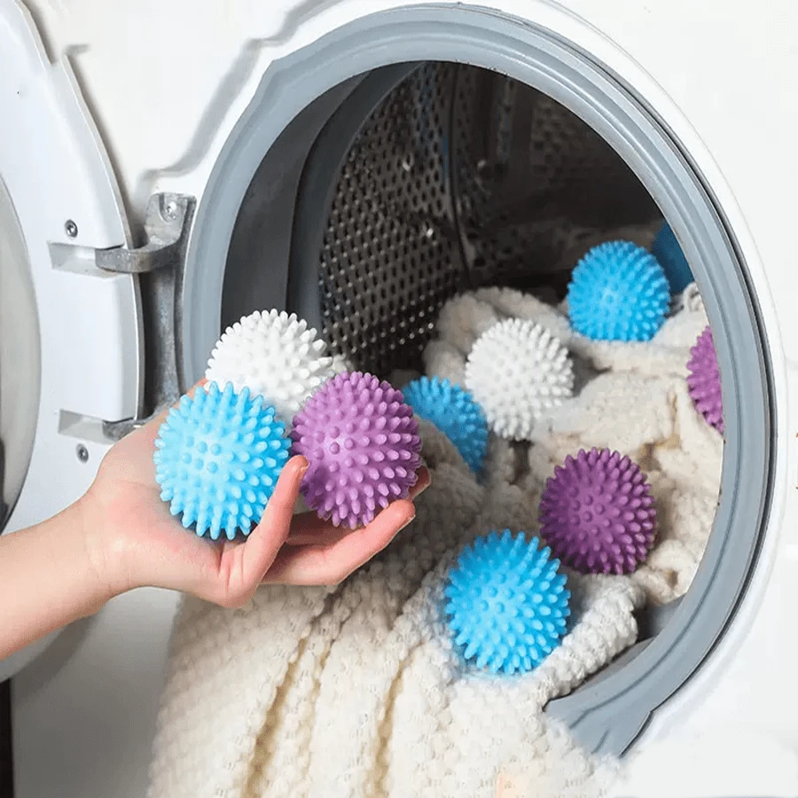 2 piezas de bola de lavandería anti-enredo y descontaminación para ...