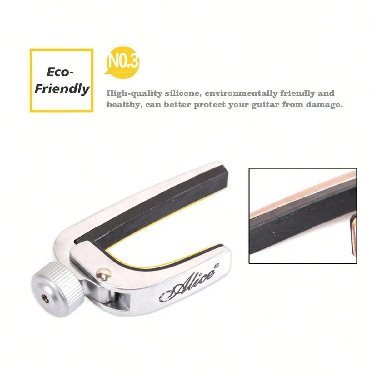 Alice Guitar Capo Verstelbare Roller Metal Perfect Quick Change Tune ...
