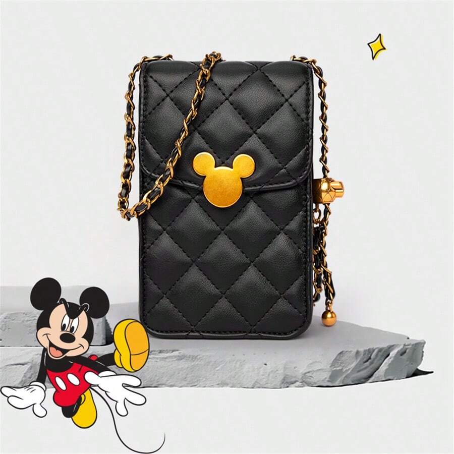 Licensed Mickey Mouse Phone Bag, Fashionable Versatile Shoulder Bag Or ...