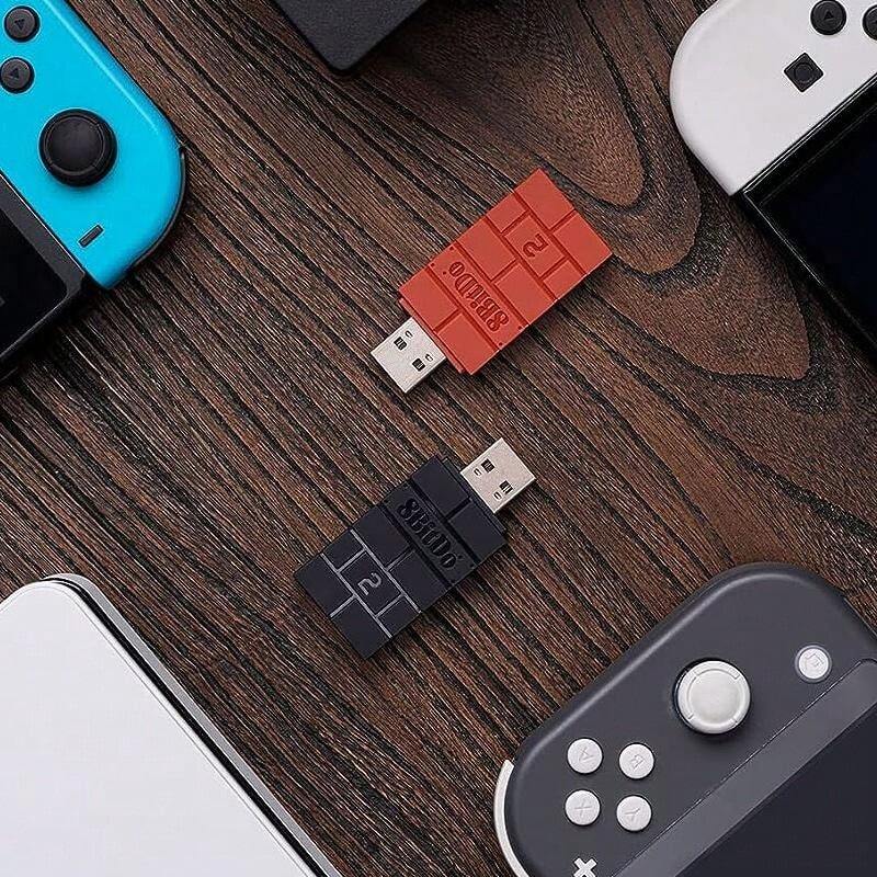 8bitdo 8BitDo USB ワイヤレス アダプター 2 Xbox Series X/S 対応、Nintendo Switch Pro ...