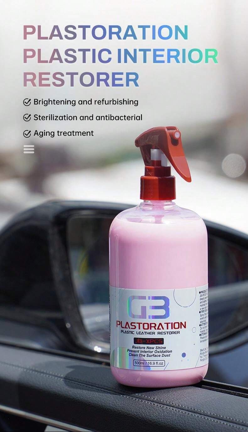 100ml 250ml 500ml Car Plastic Restorer Coating Agent Auto Plastic ...