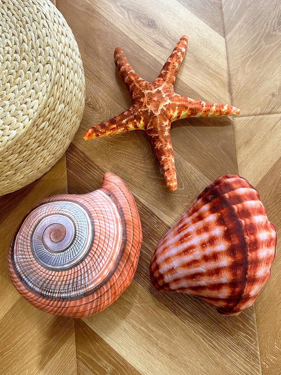 1 PC Simulation Asteroidea Cute Sea Creature Plush Toy Funny Stuffed ...