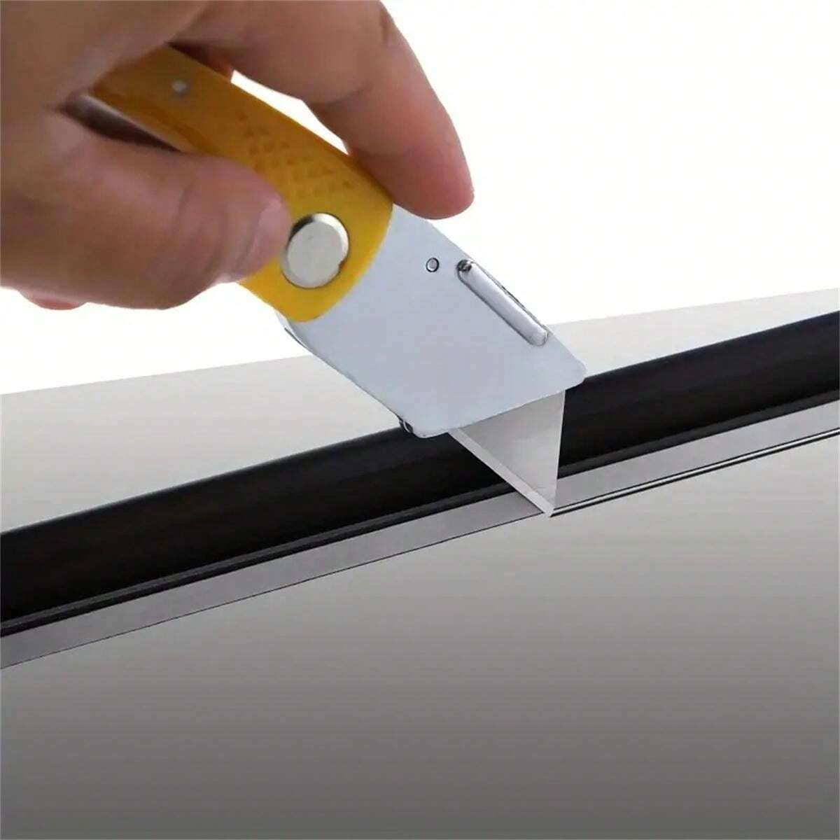 1pc 300mm Aluminum Alloy Straight Ruler Protective Cutting Anti ...