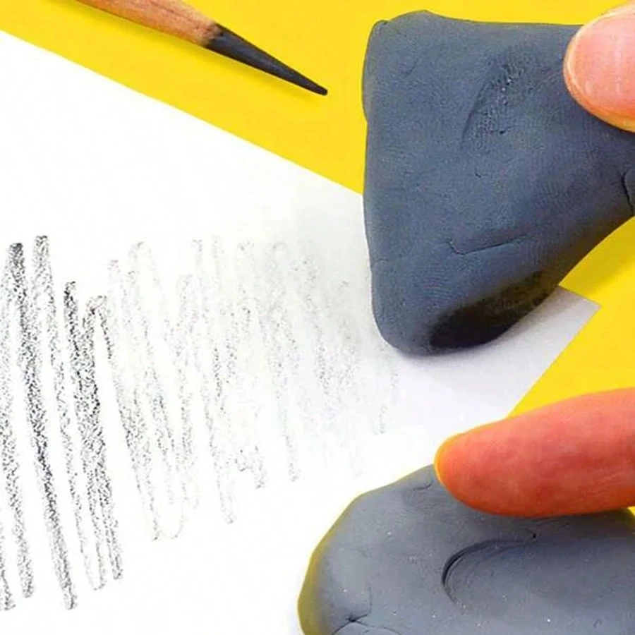 Malleable Sketch Eraser, Plasticine Texture, Can Be Pulled & Shaped ...