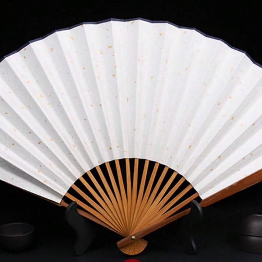 30cm Plain Fan Ribs Vintage Folding Fan, Suggested For Personalized ...