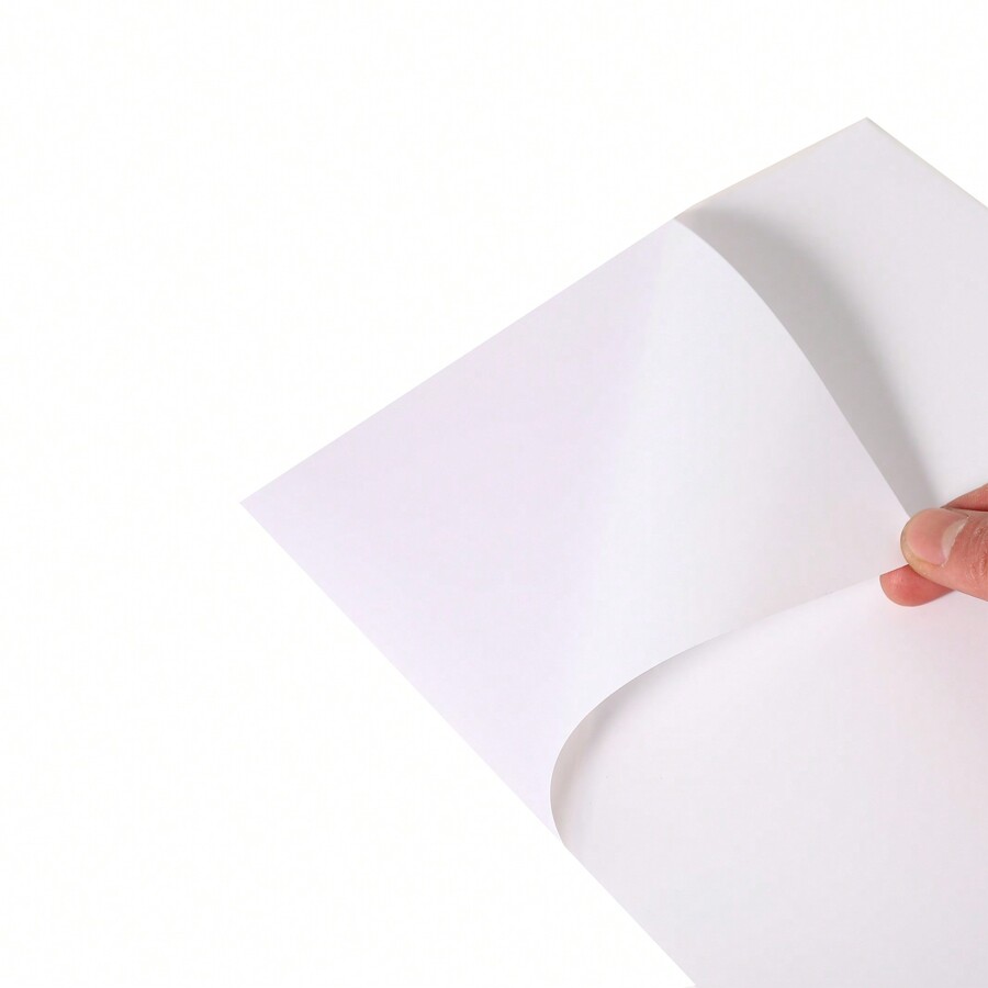10 Blatt A4 PET bedruckbares Vinylaufkleberpapier für Tintenstrahldrucker, mattweiß, wasserfest ...