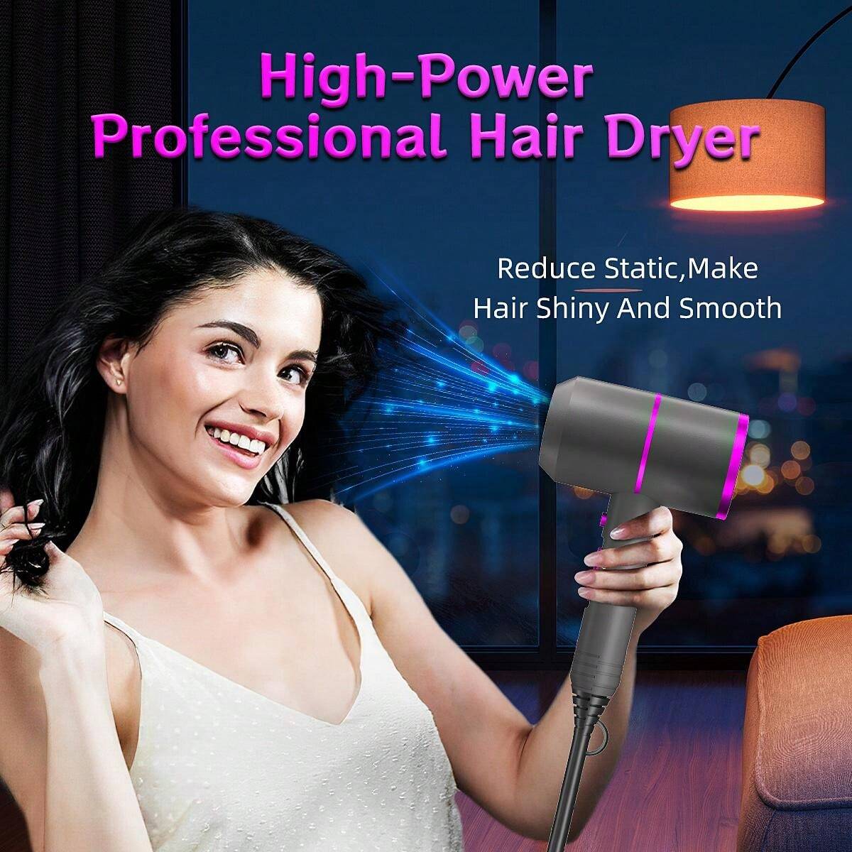 Professional Ionic Hair Dryer Fast Drying Blow Dryer With Airspeed Of professional-ionic-hair-dryer-fast-drying-blow-dryer-with-airspeed-of