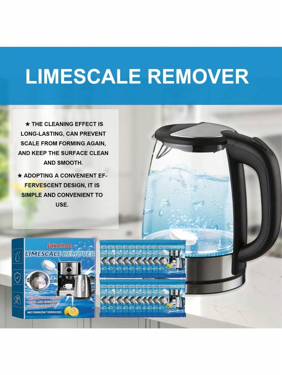 100g (5g*20 Stücke) Multifunktionale Reinigungssprudeltabletten zum Entfernen von ...