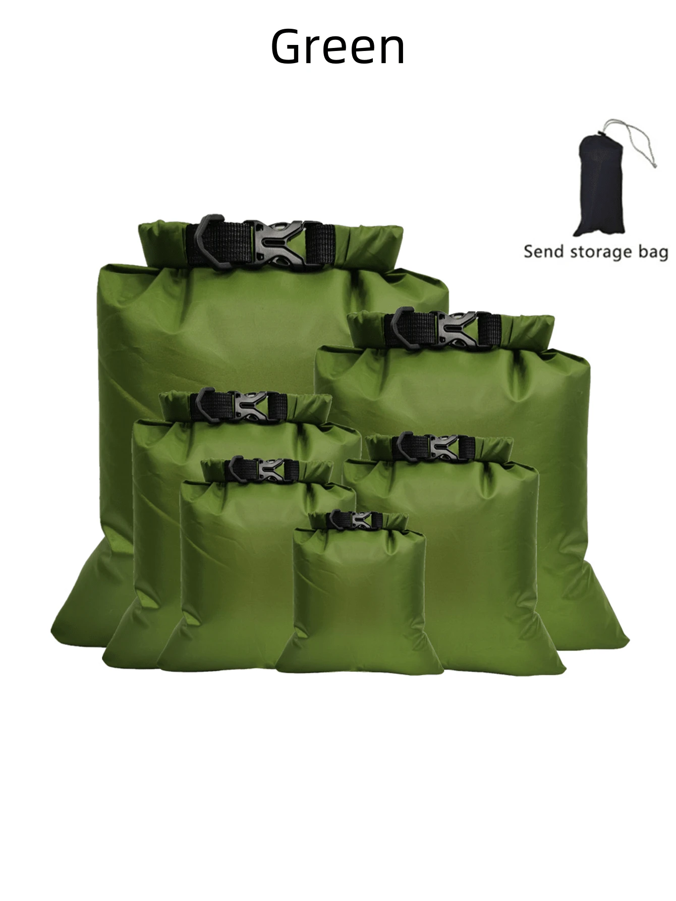 Conjunto de 6 sacos impermeáveis, saco seco definitivo, sacos secos ...