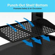 Pyle 2U Server Rack Shelf, Universal Device Server Rack Mounting Tray ...