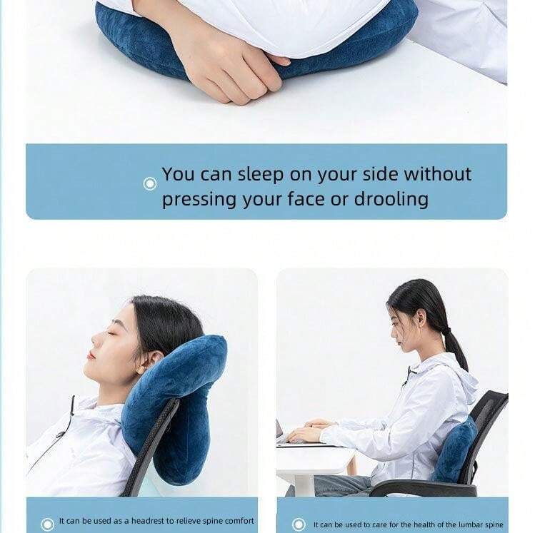 1pc Nap Pillow, Office Sleeping Pillow, Nap Break Pillow For Sleeping ...