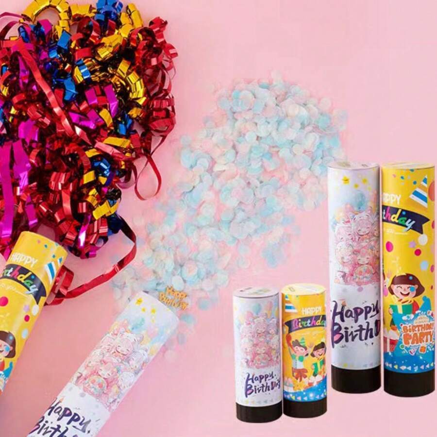 6 piezas de Cañones de confeti de primavera de nuevo tipo para la ...