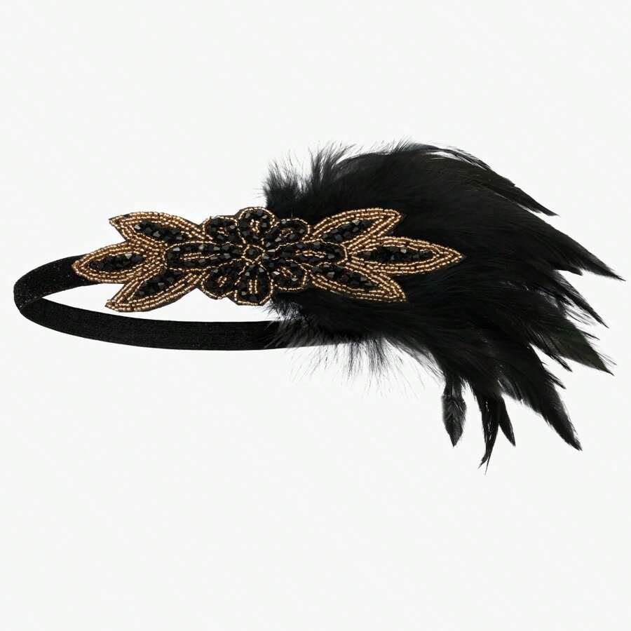 1920s Great Gatsby Accessories Set For Women, Flapper Headband ...
