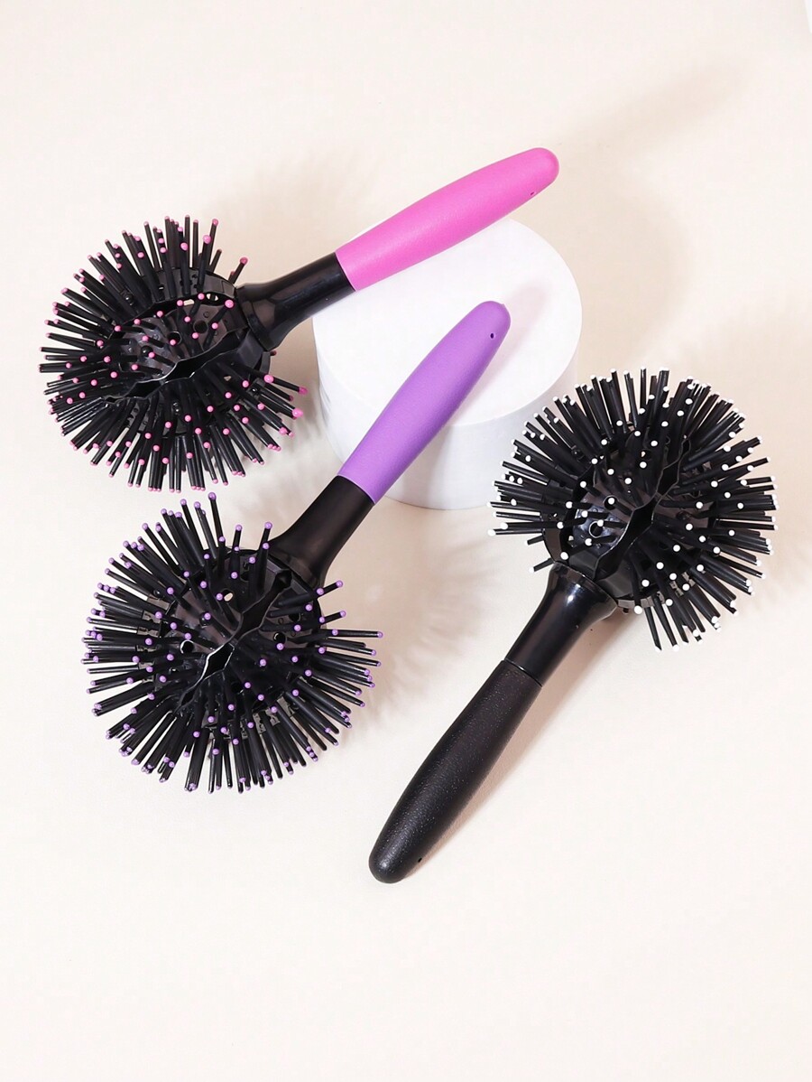 1 Piece Of 8-In-1 Styling Hair Brush, Spherical Ball Brush Suitable For ...