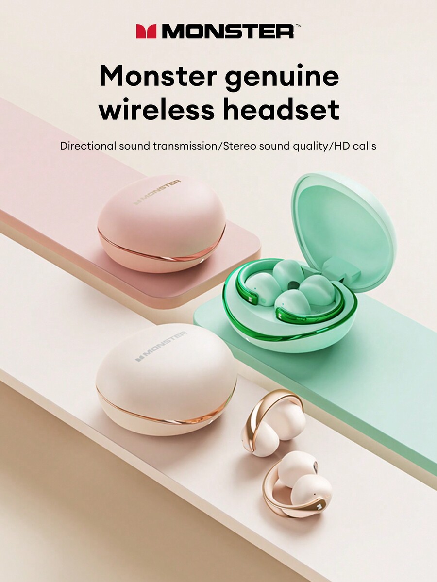 Monster Auriculares inalámbricos con clip MONSTER XKT30 con ANC, sonido ...