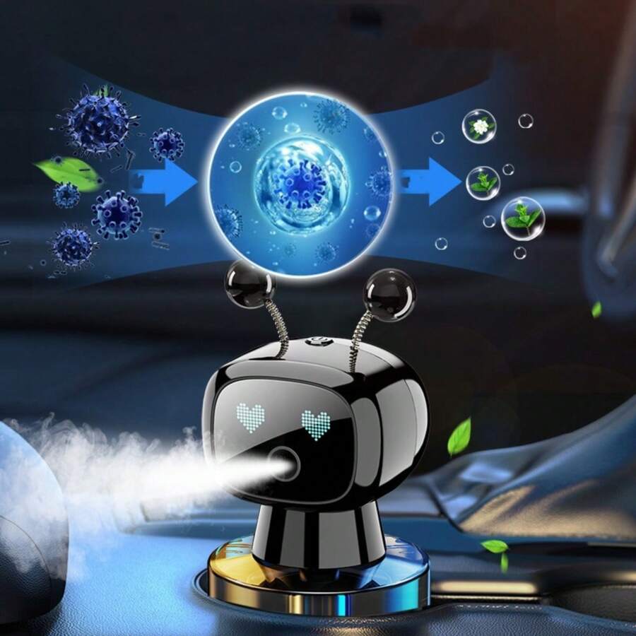 1pc Advanced Smart Robot Car Air Freshener, Car Perfume Spray, Long ...
