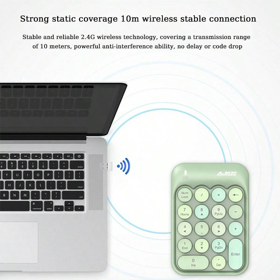 NACODEX NACODEX-Portable Wireless Digital Membrane Keyboard Multi ...