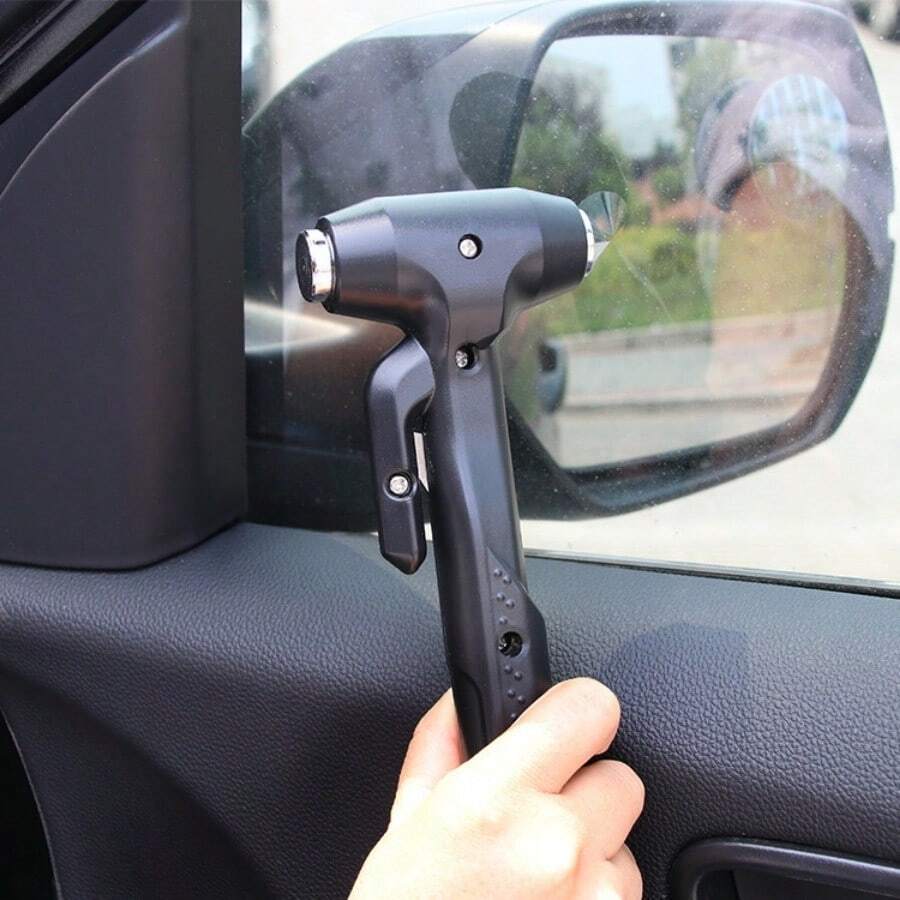 SUITU Car Mounted Metal Safety Hammer, Multifunctional Escape Hammer ...