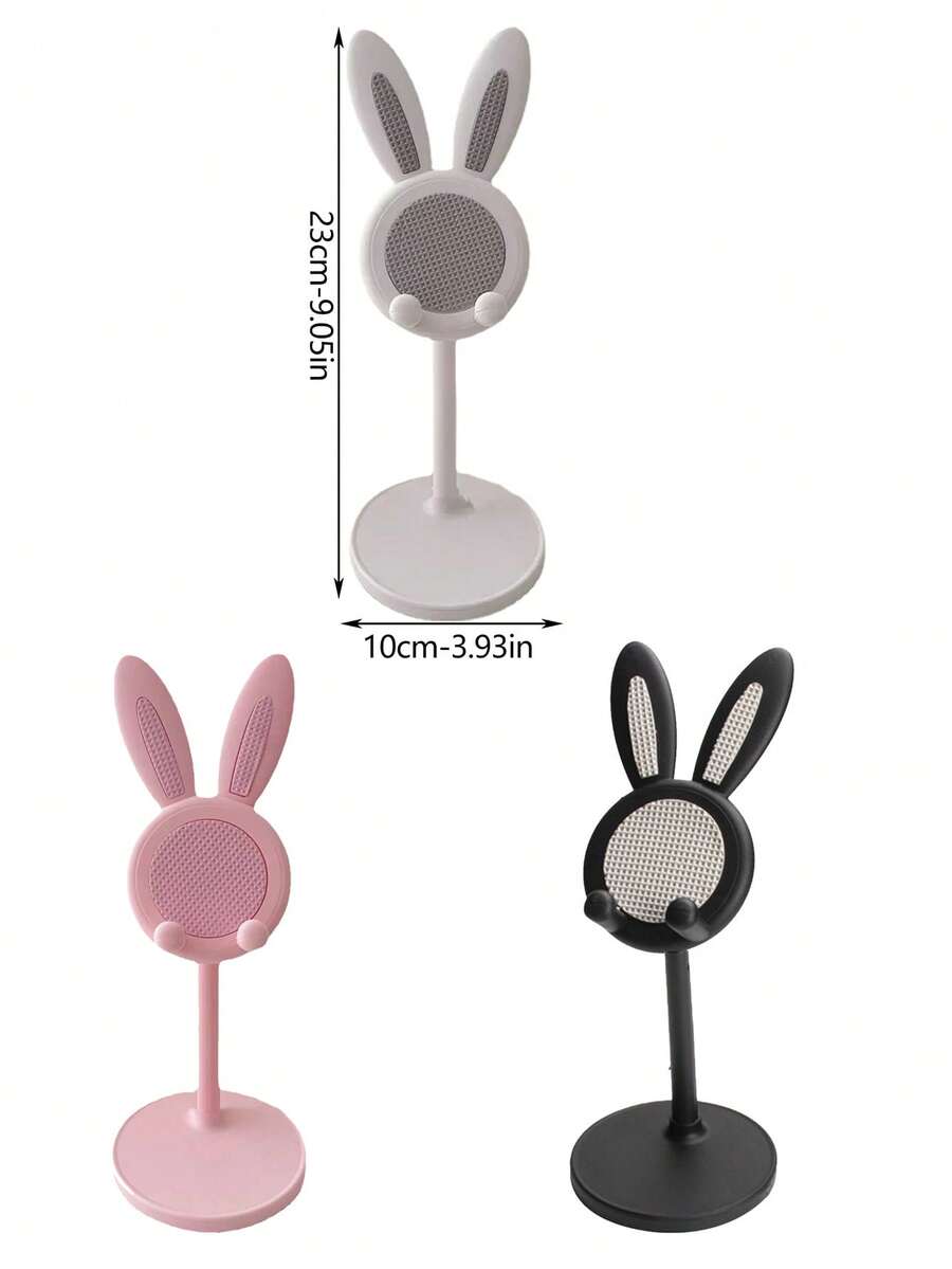 1pc Bunny Phone Stand, Cute Bunny Phone Holder For Students & Office ...