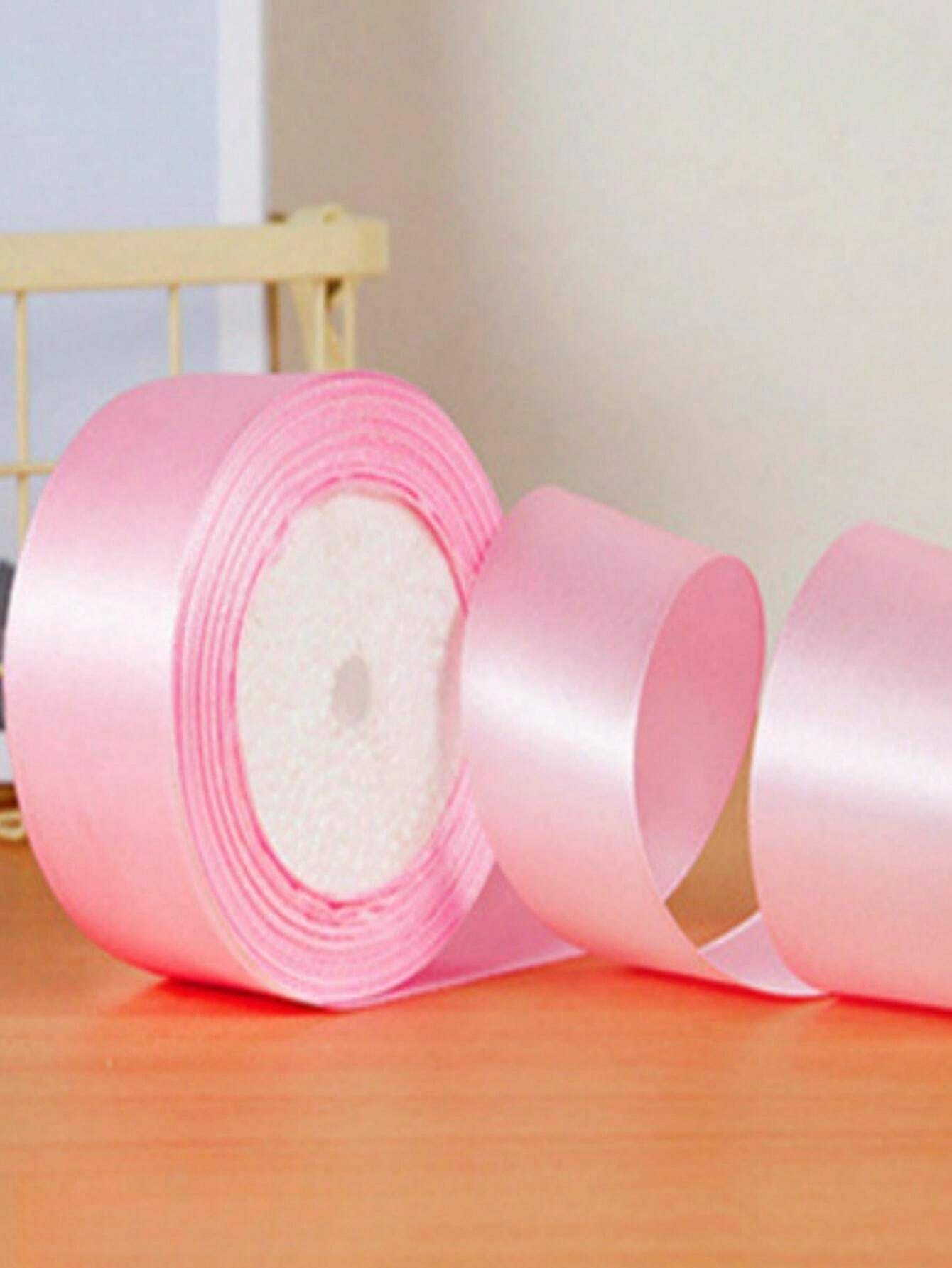 1 pezzo di nastro di raso dorato, rotolo di nastri sottili in tessuto ...