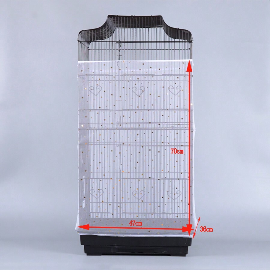 Bird Cage Cover, Splash Guard, Anti-Scatter Net, Universal Fit For ...