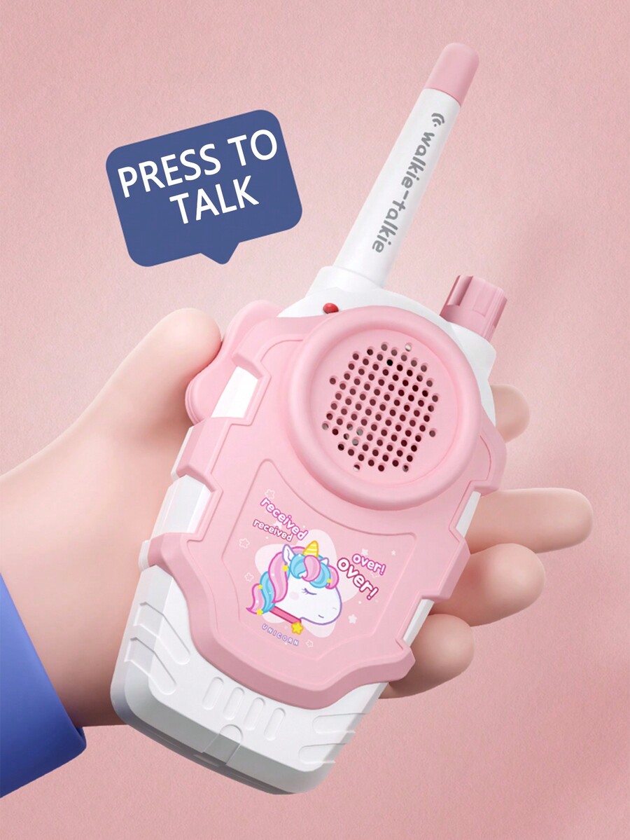 Random Color 1 Set ABS Children's Radio Walkie-Talkies Parent-Child ...