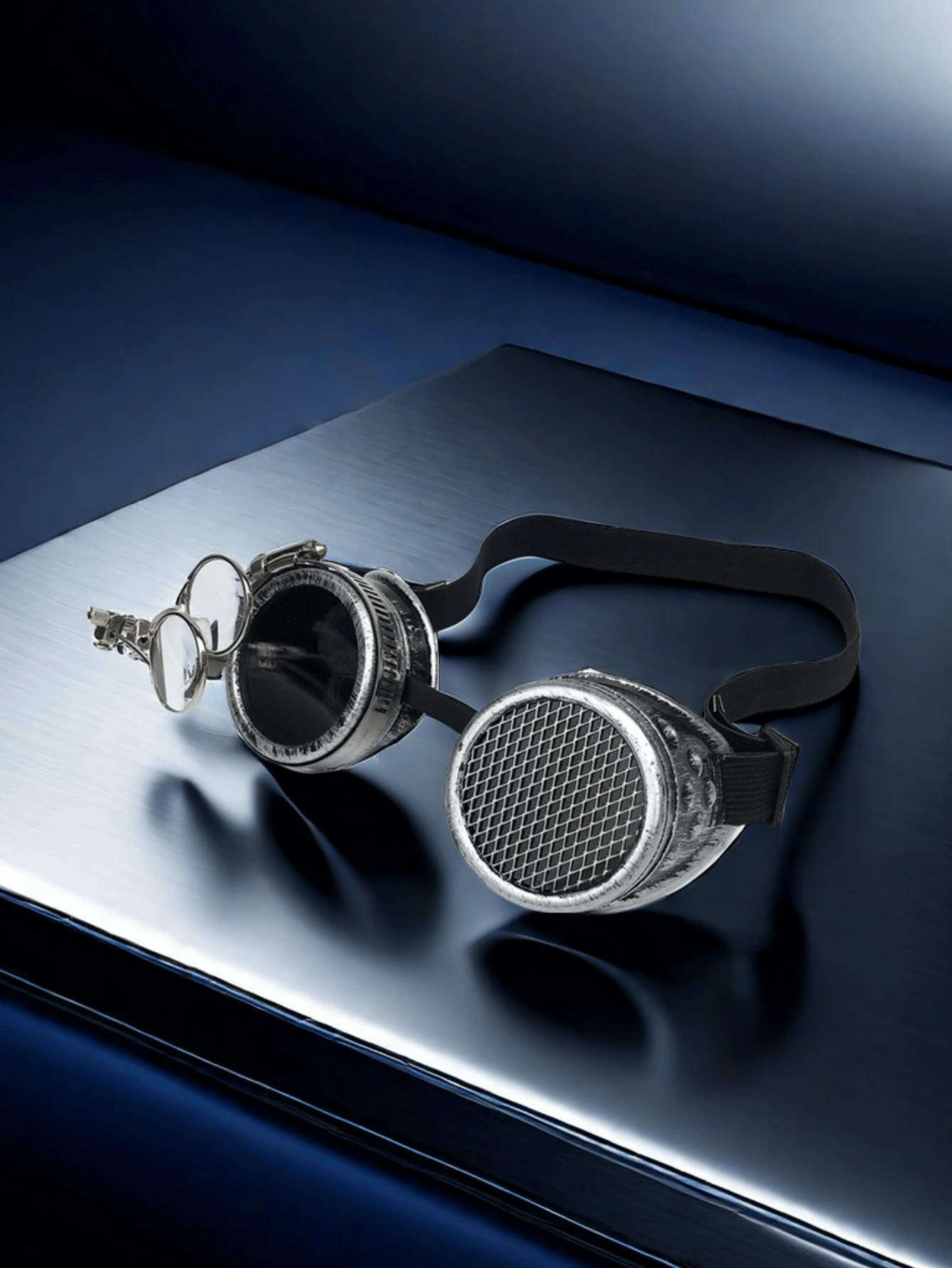 Gothic Retro Style Steampunk Gothic Goggles Magnifying Glasses Model ...