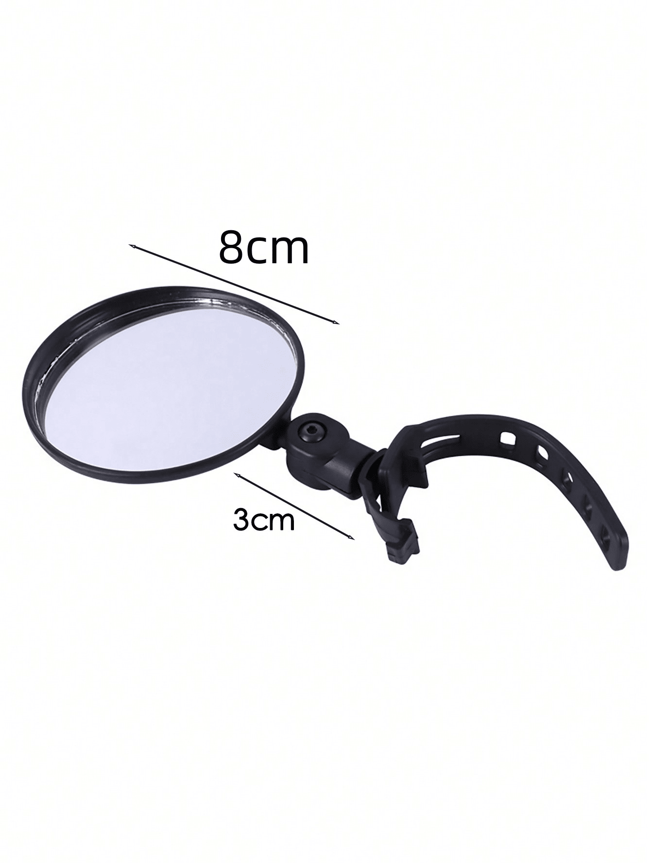 A bicycle rear-view mirror wide-angle convex mirror detachable portable ...