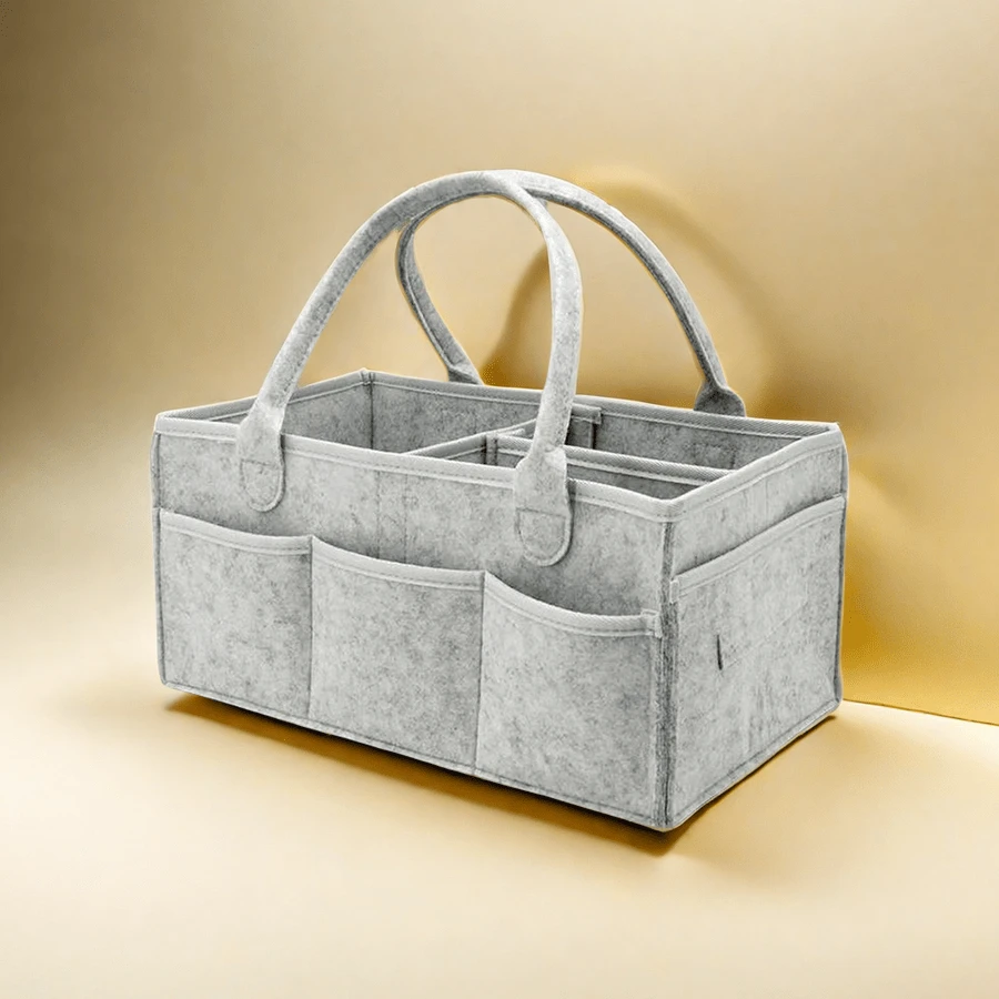 Felt Diaper Bag With Multiple Functions For Storing Diapers, Wet Wipes ...