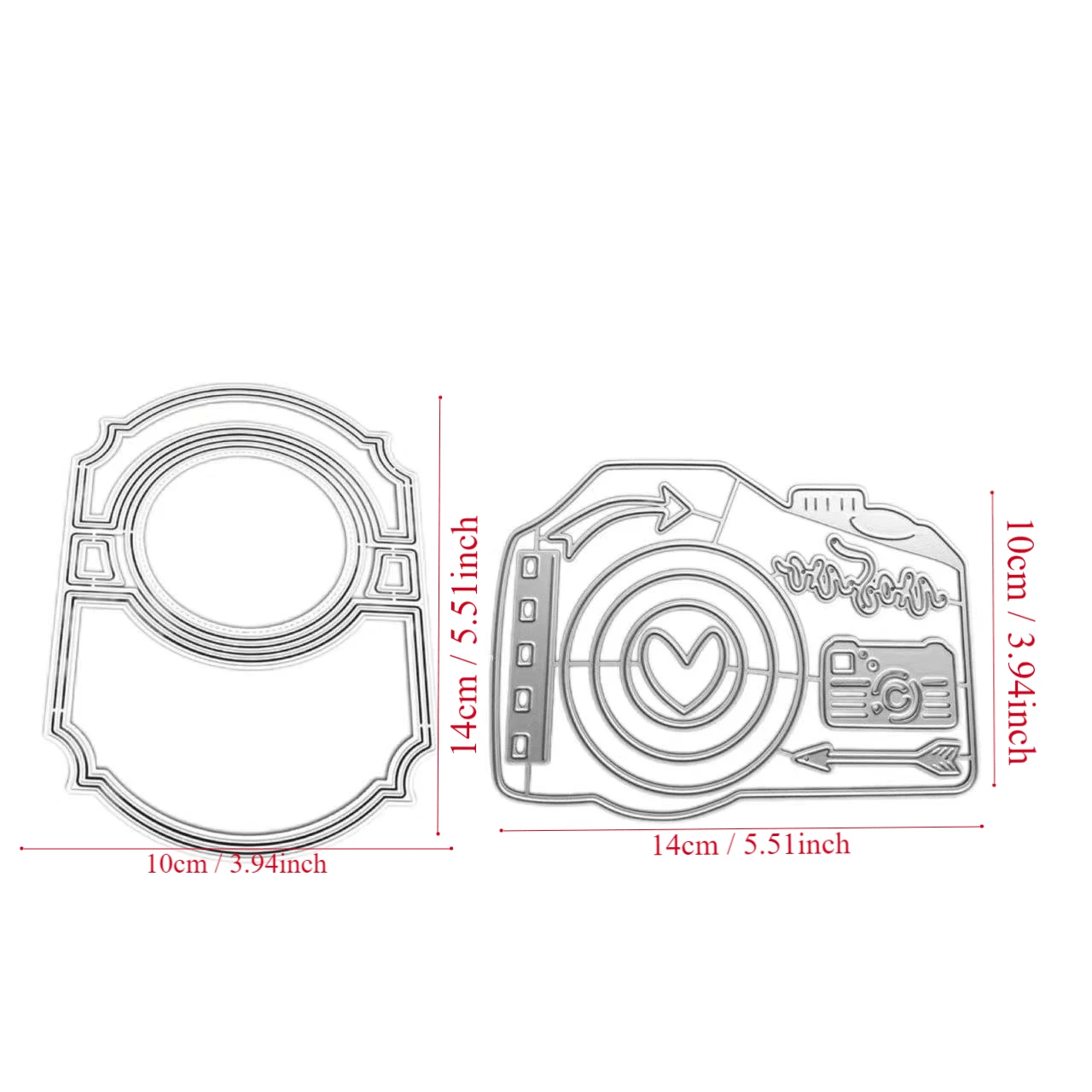 Álbum de recorte para mangas DIY com um recorte de câmera, Cortador de ...