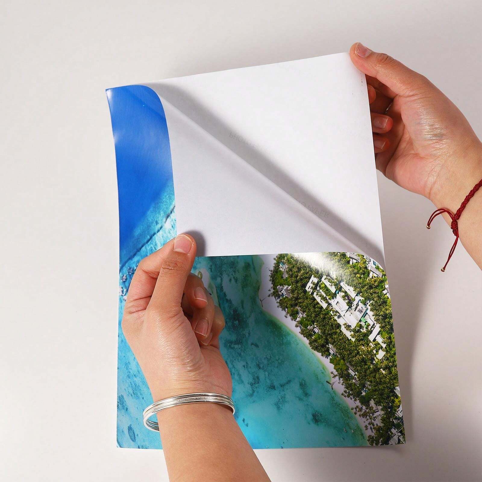 A4 Size Self-Adhesive Matte Photo Paper Sticker Paper For Inkjet ...