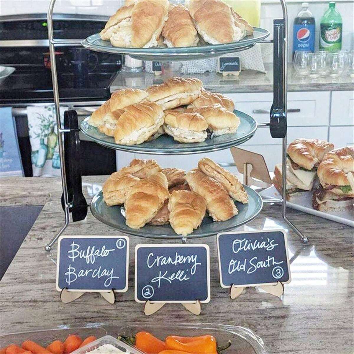 20pcs Mini Chalkboard Signs With Wood Frames, Featuring Easel Stand ...