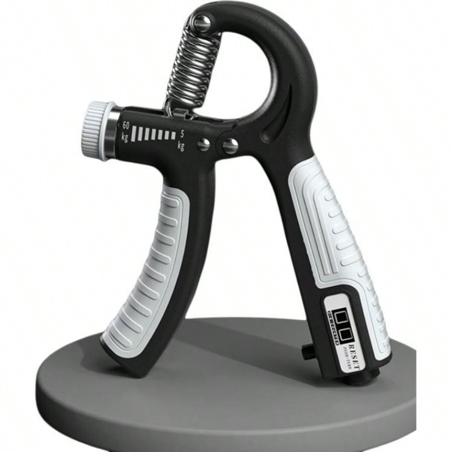 1pc Mechanical Counting Adjustable Resistance Hand Grip Strengthener 5 ...