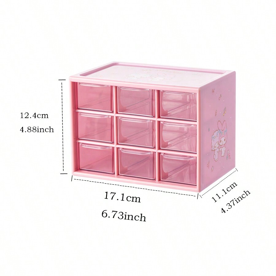 Miniso MINISO Sanrio My Melody Characters Jiugong Drawer Storage Box (1 ...