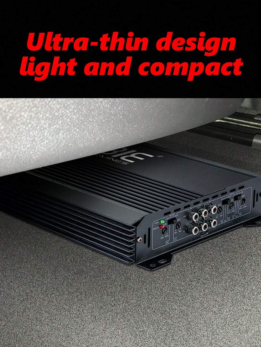 1 ชิ้น Bemines 452 ลำโพงสเตอริโอสีดำ แบบระบายความร้อน ตัวถังอลูมิเนียมอ ...