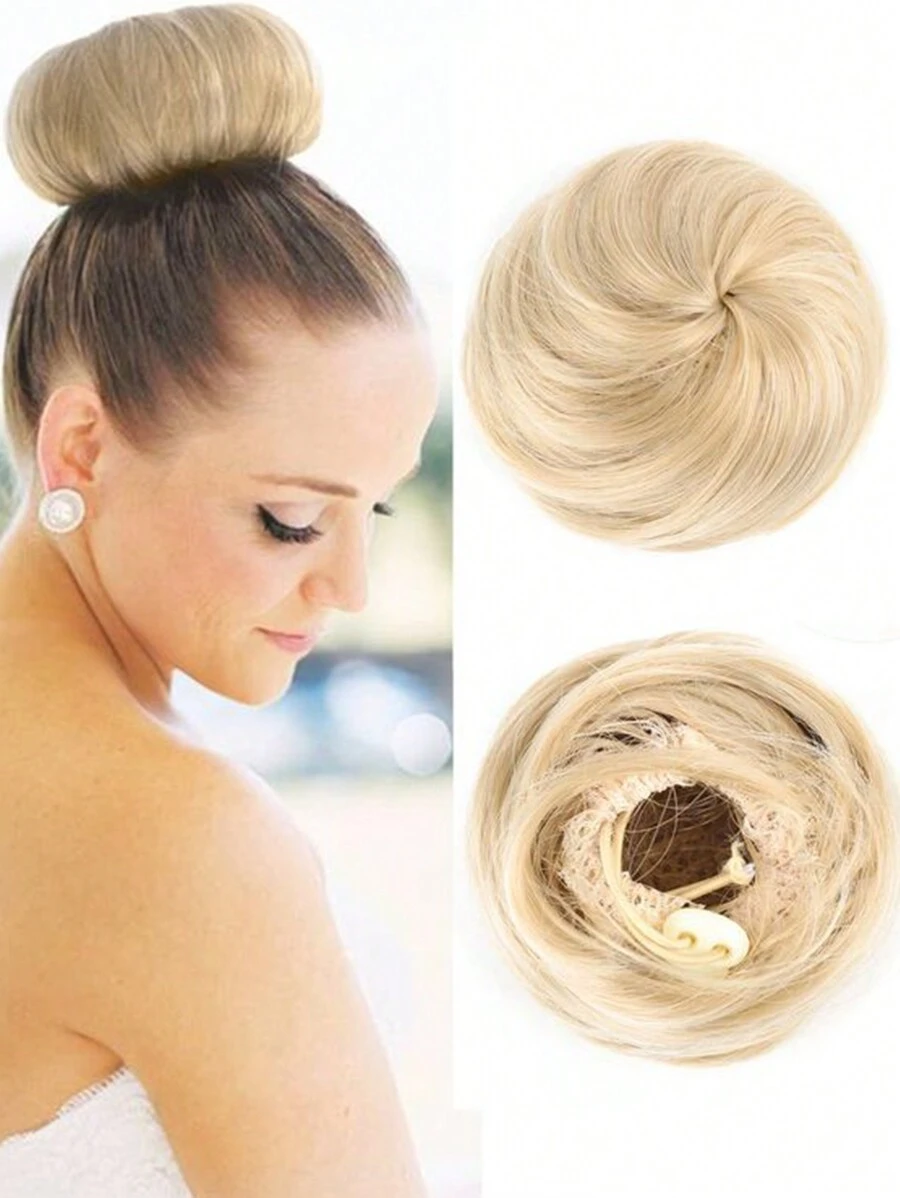 4inch Black Wig Ball Wig Bag Wig Bag Hair Bun Bract Head Ball Scallop ...