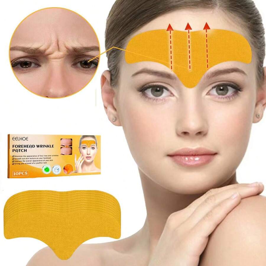 Forehead Wrinkle Patch, Smoothes And Softens Forehead Wrinkles, Lifts ...