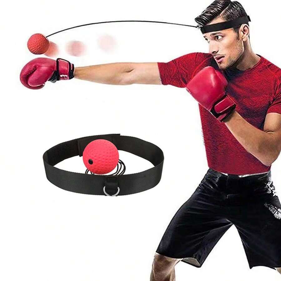 Head-Mounted Boxing Reflex Ball For Pressure Reducing, Venting And ...