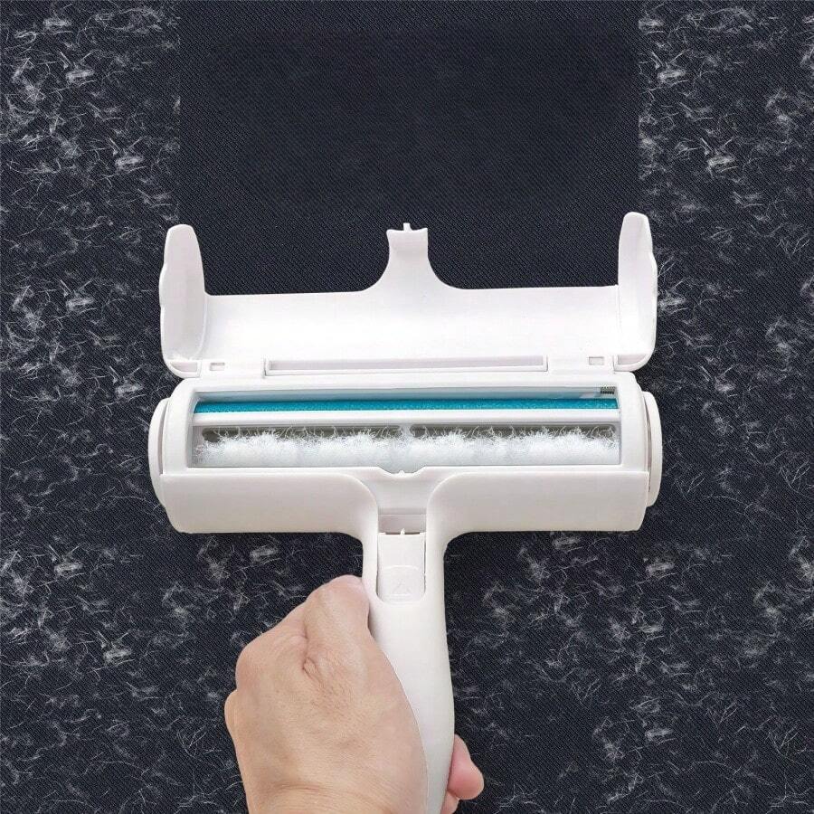 Pet Hair Remover Roller - Dog & Cat Fur Remover With Self-Cleaning Base ...