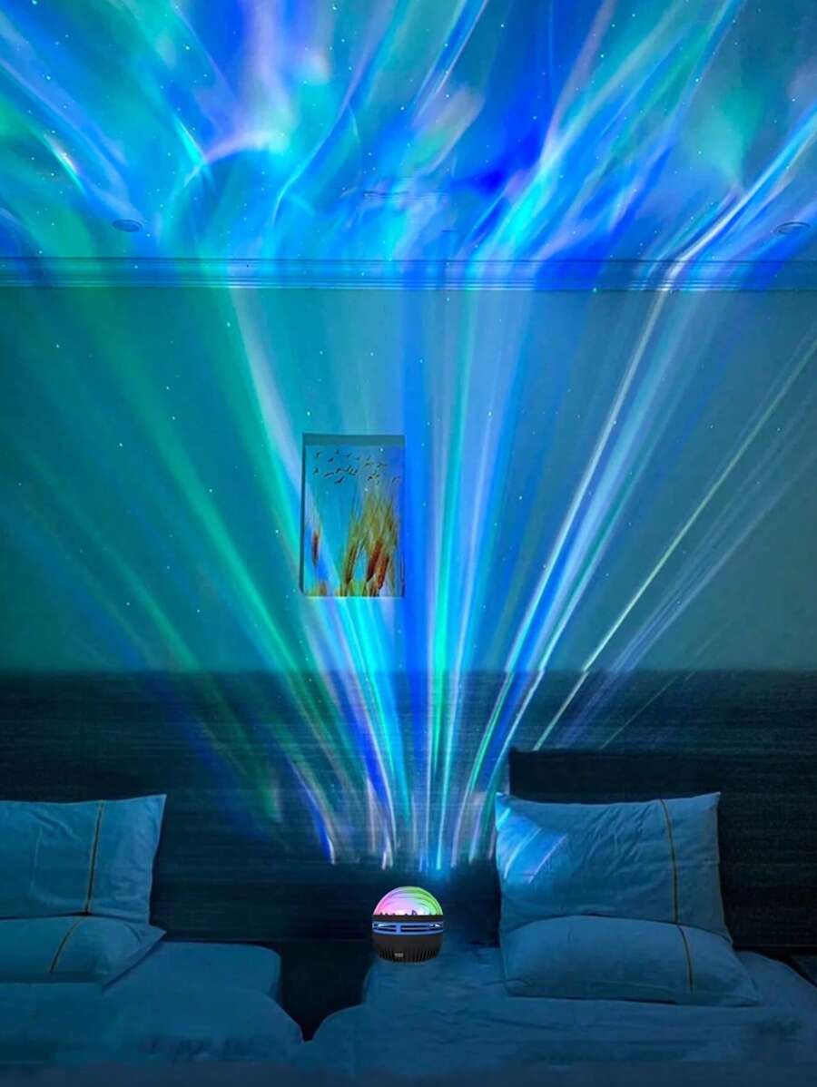 LED Northern Lights Projector, USB Plug-In With Remote Control ...