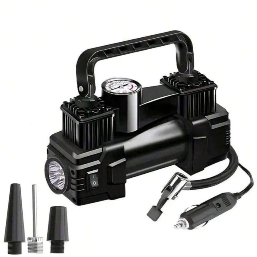 1PC Car Mounted Inflation Pump, Portable High-Power Car Tire Inflation ...