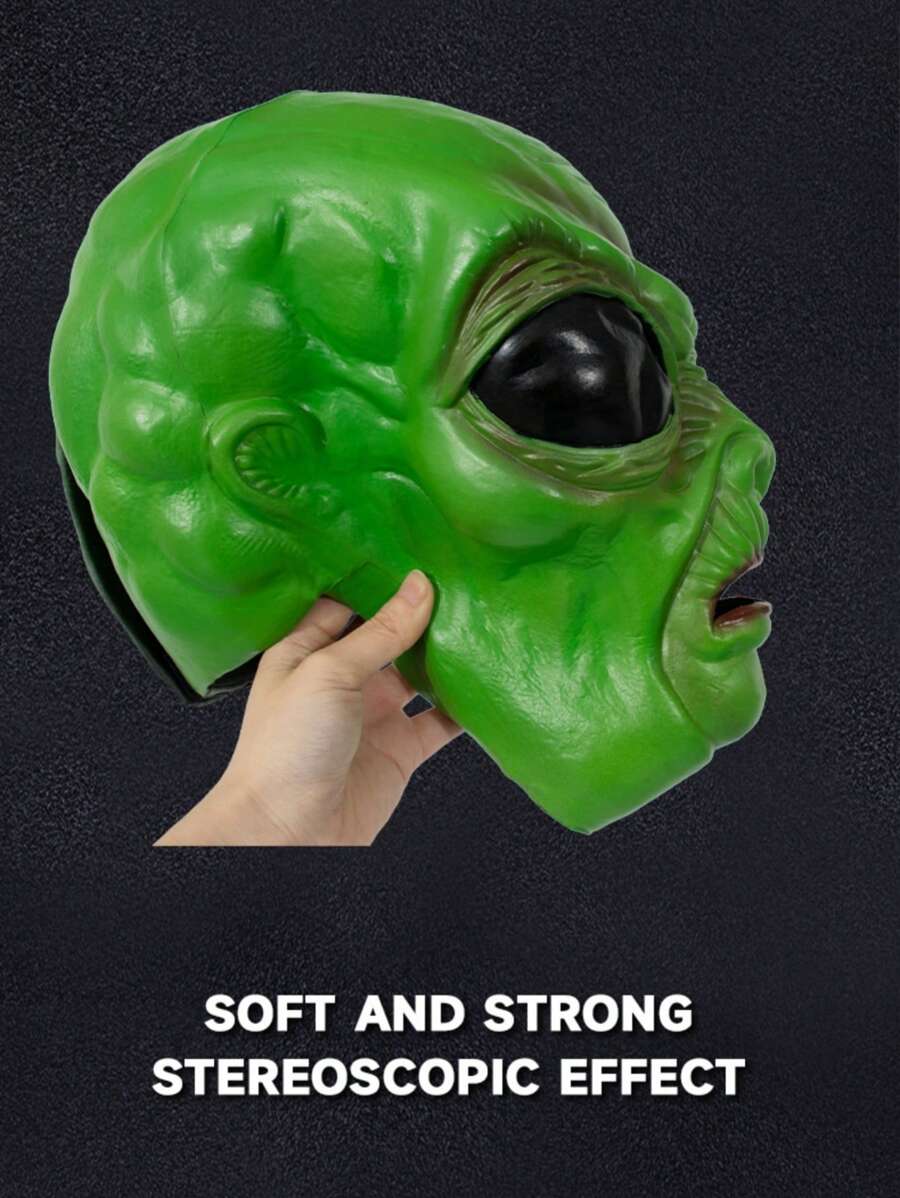 1pc Green Alien COSPLAY Headgear In EVA Foam Material, Funny Accessory ...