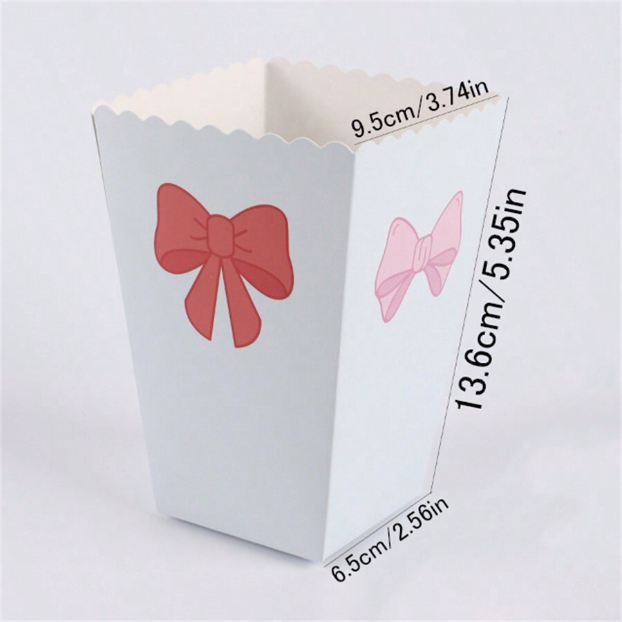 10pcs New Butterfly Pattern Popcorn Boxes For Colorful Parties And ...